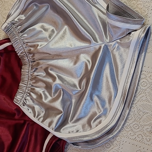 Unlisted | Shorts | Silky Metallic High Waist Shorts Silver | Poshmark